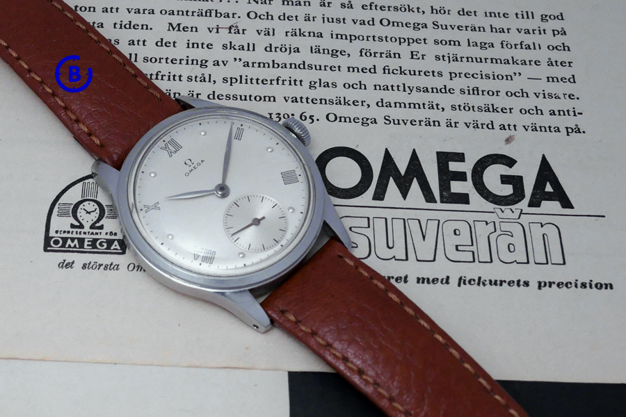 Omega 2400 Suverän: A Swedish classic – The Blomman Watch Report