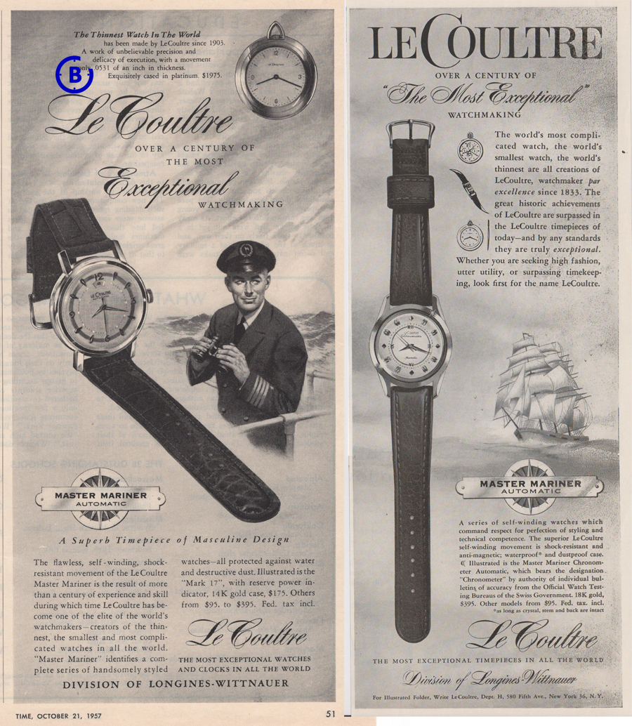 Jaeger-LeCoultre and the U.S. market: the Master Mariner Line – The ...