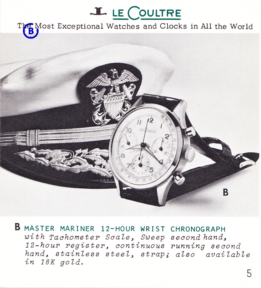 Jaeger-LeCoultre and the U.S. market: the Master Mariner Line – The ...