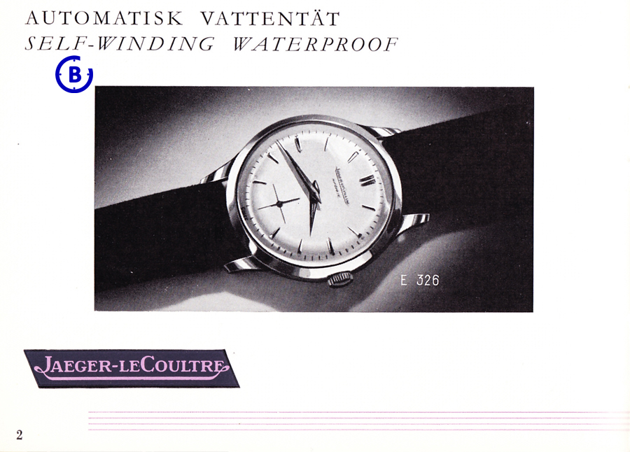 Jaeger-LeCoultre and the U.S. market: the U.S. reference system, part 2 ...